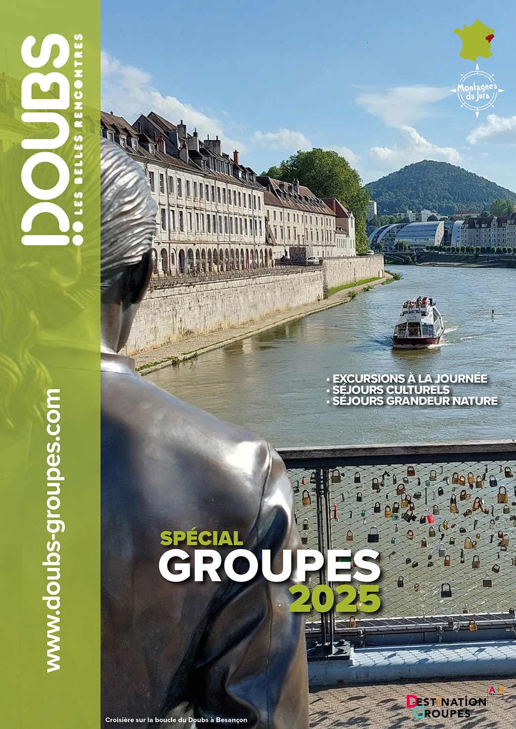 La brochure Groupes 2025 disponible en ligne et sur demande | Doubs Groupe
